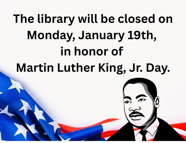 New London Public Library | Closed for MLK Jr. Day